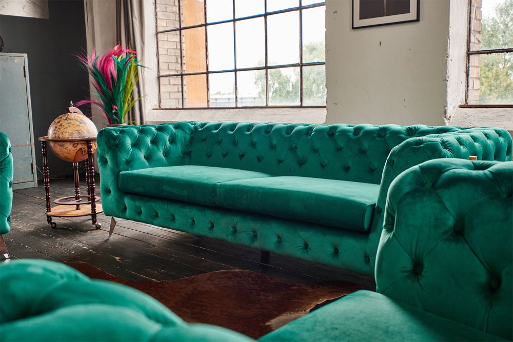 Teal chesterfield store